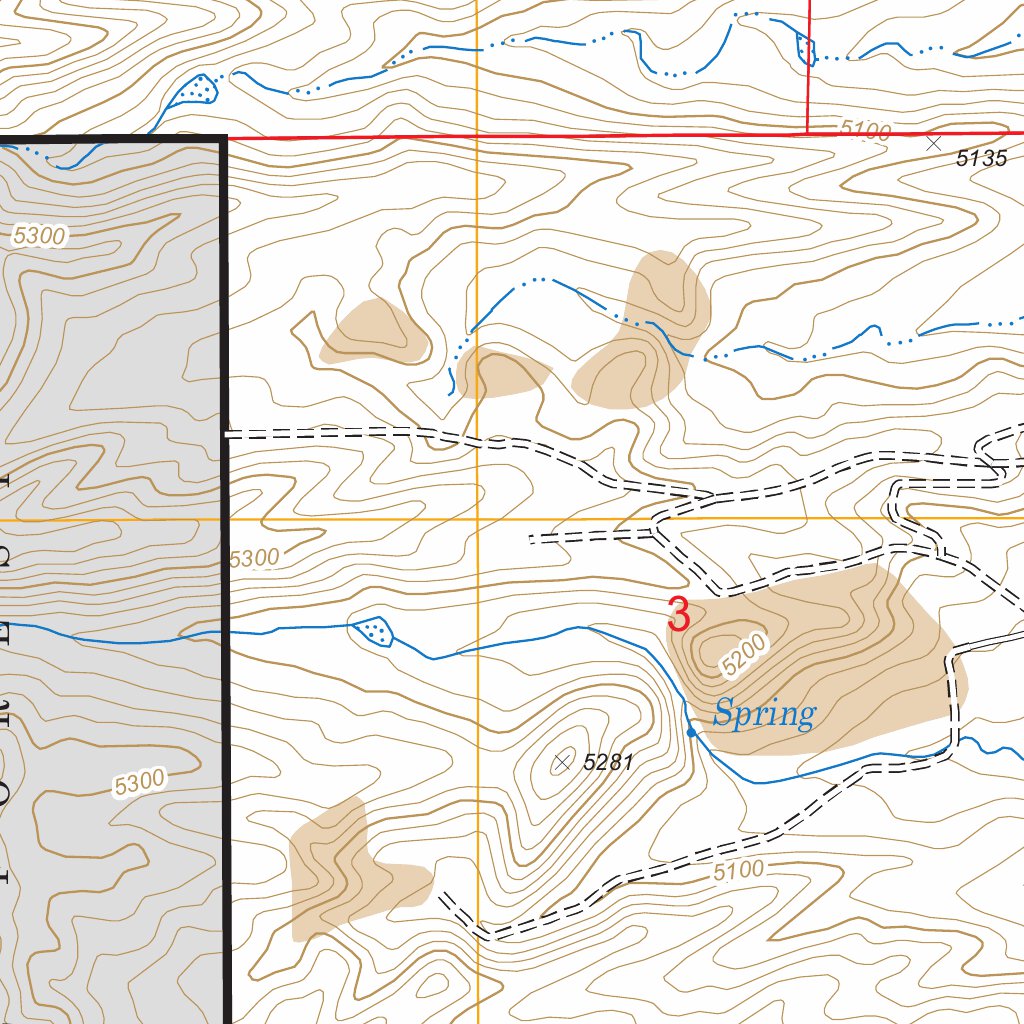 Hightower SW, WY FSTopo Legacy Map by US Forest Service - Topo | Avenza ...