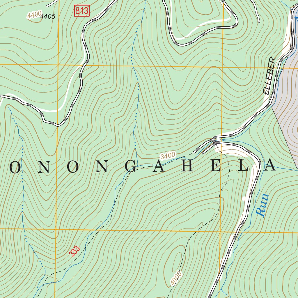 Hightown, VA - WV FSTopo Legacy Map by US Forest Service - Topo ...