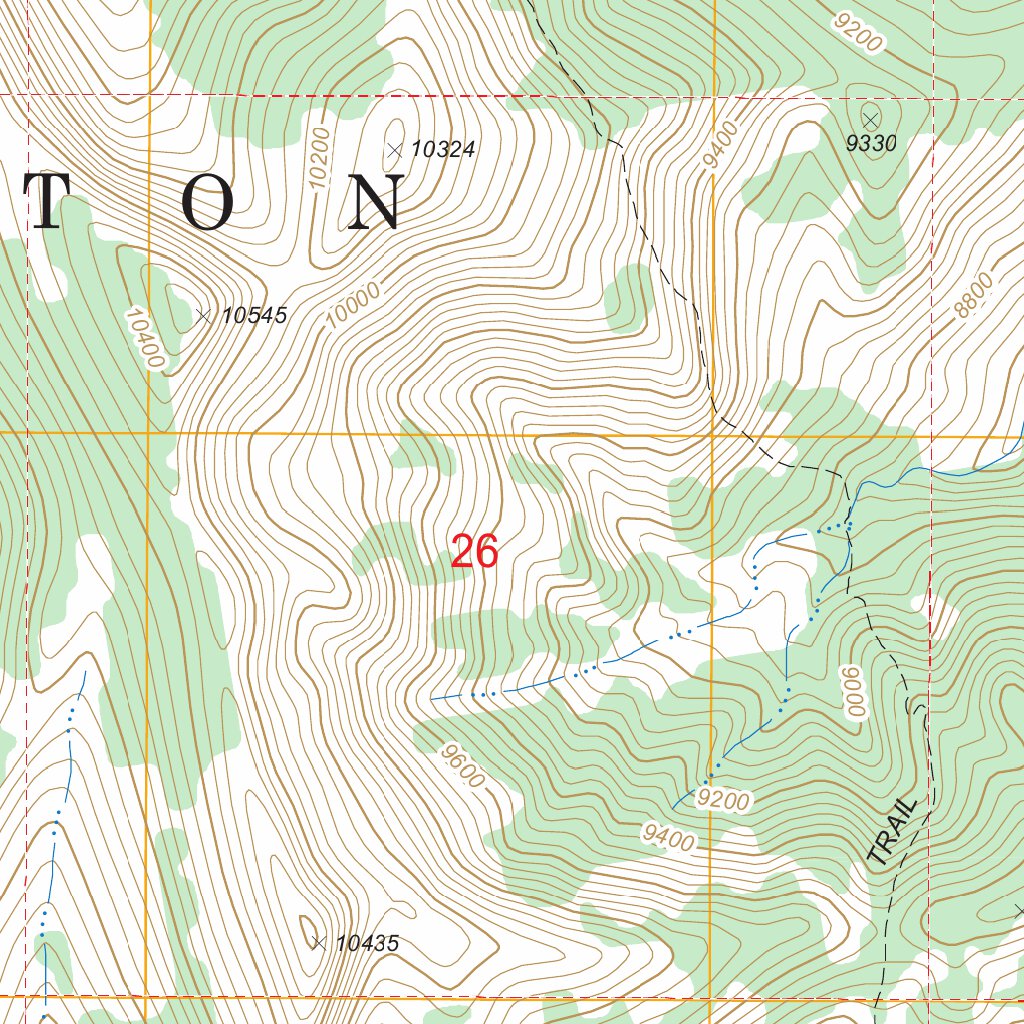 Hoback Peak, WY FSTopo Legacy Map by US Forest Service - Topo | Avenza Maps