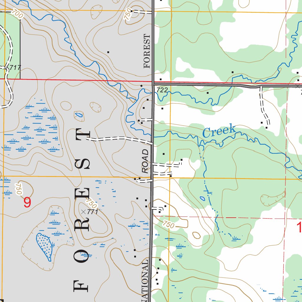 Holton, MI FSTopo Legacy Map by US Forest Service - Topo | Avenza Maps