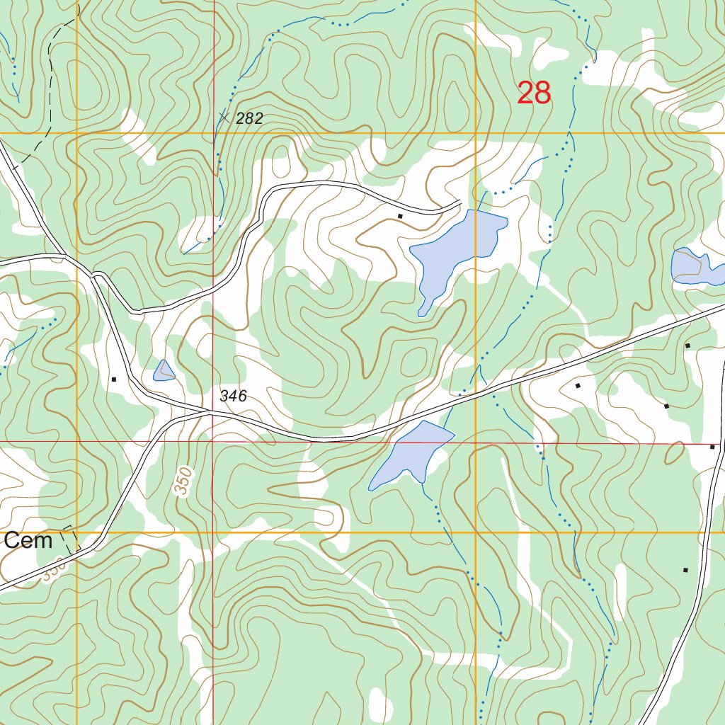 Homer, LA FSTopo Legacy Map by US Forest Service - Topo | Avenza Maps