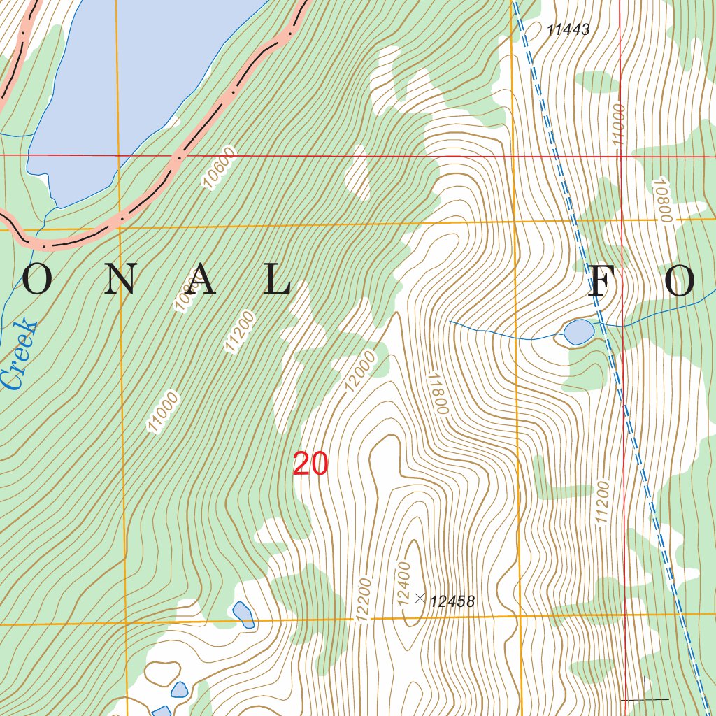 Homestake Reservoir, CO FSTopo Legacy Map by US Forest Service - Topo ...