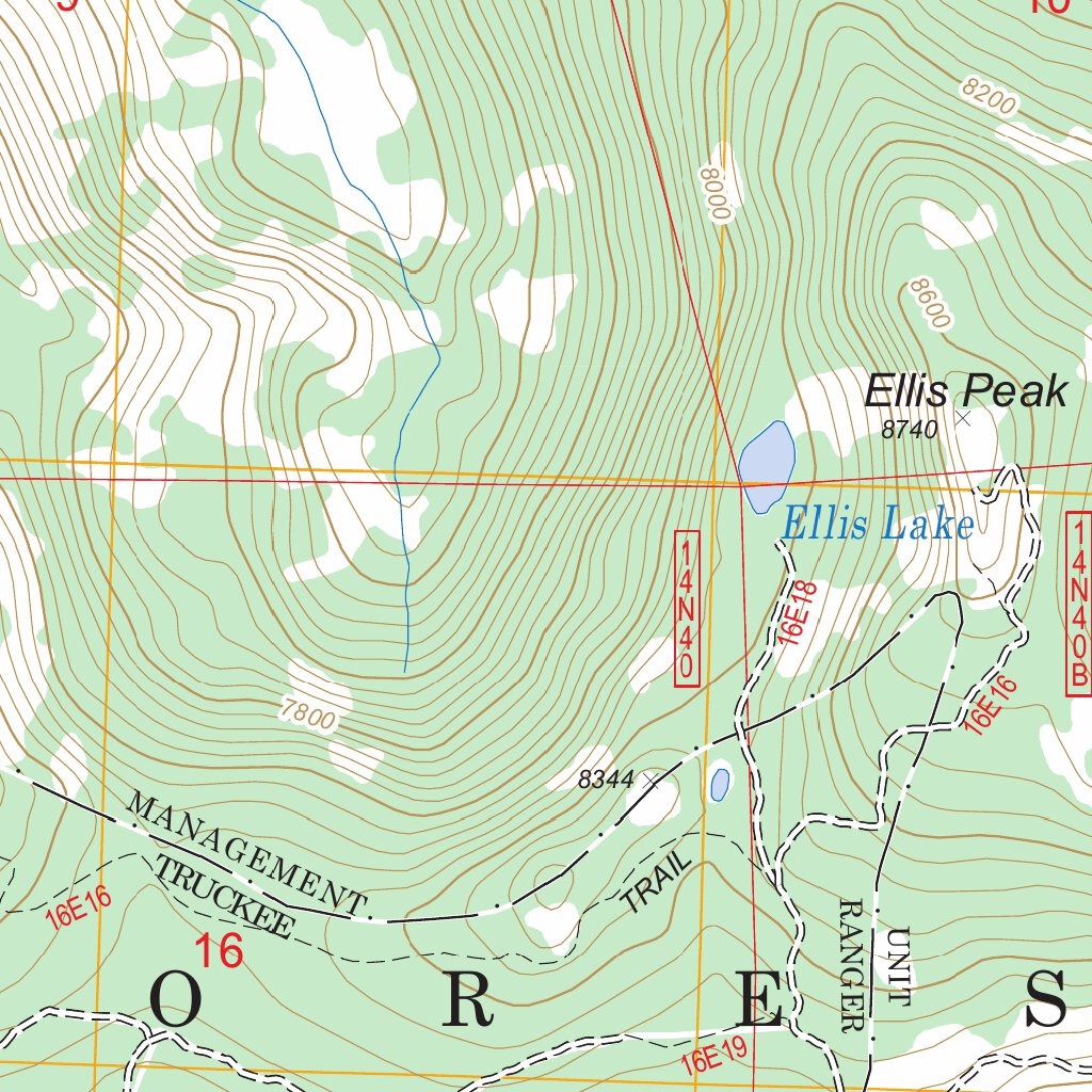 Homewood, CA FSTopo Legacy Map by US Forest Service - Topo | Avenza Maps