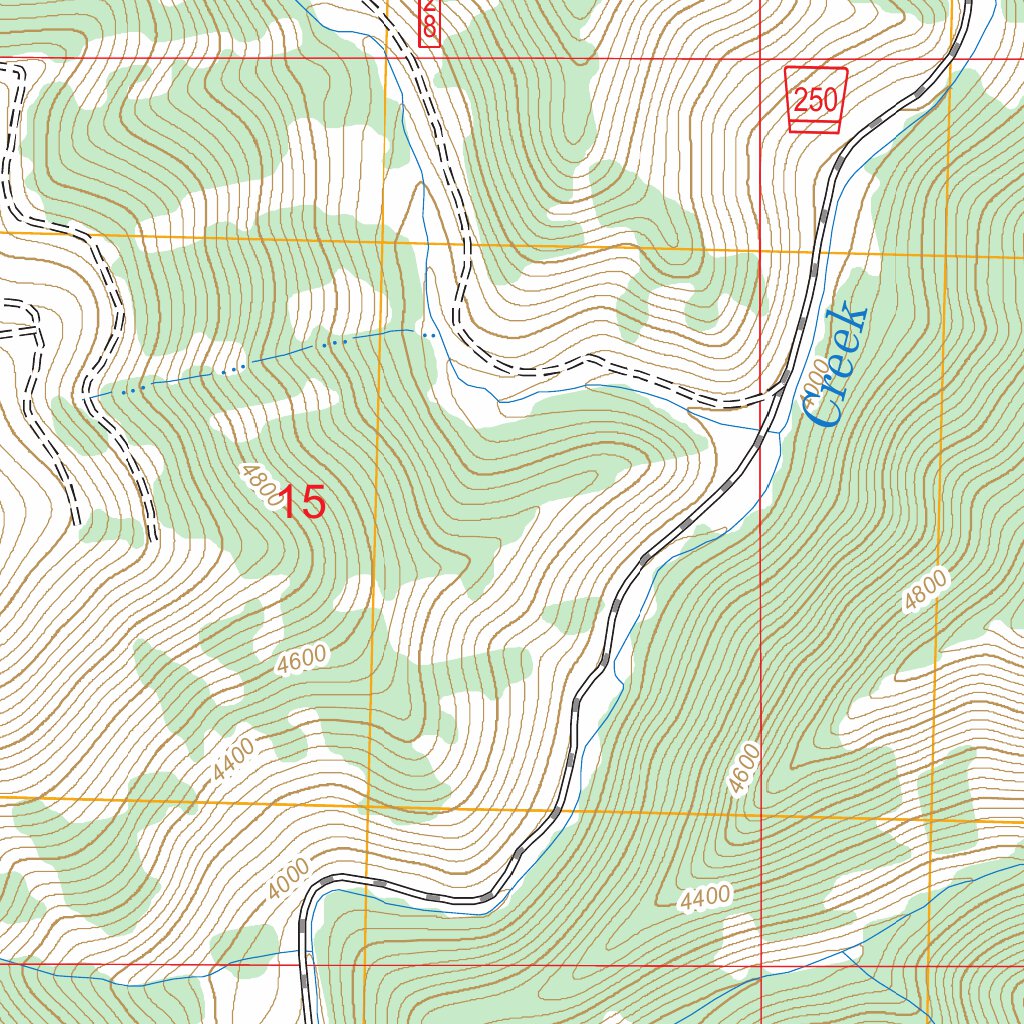 Hoodoo Pass, ID - MT FSTopo Legacy Map by US Forest Service - Topo ...