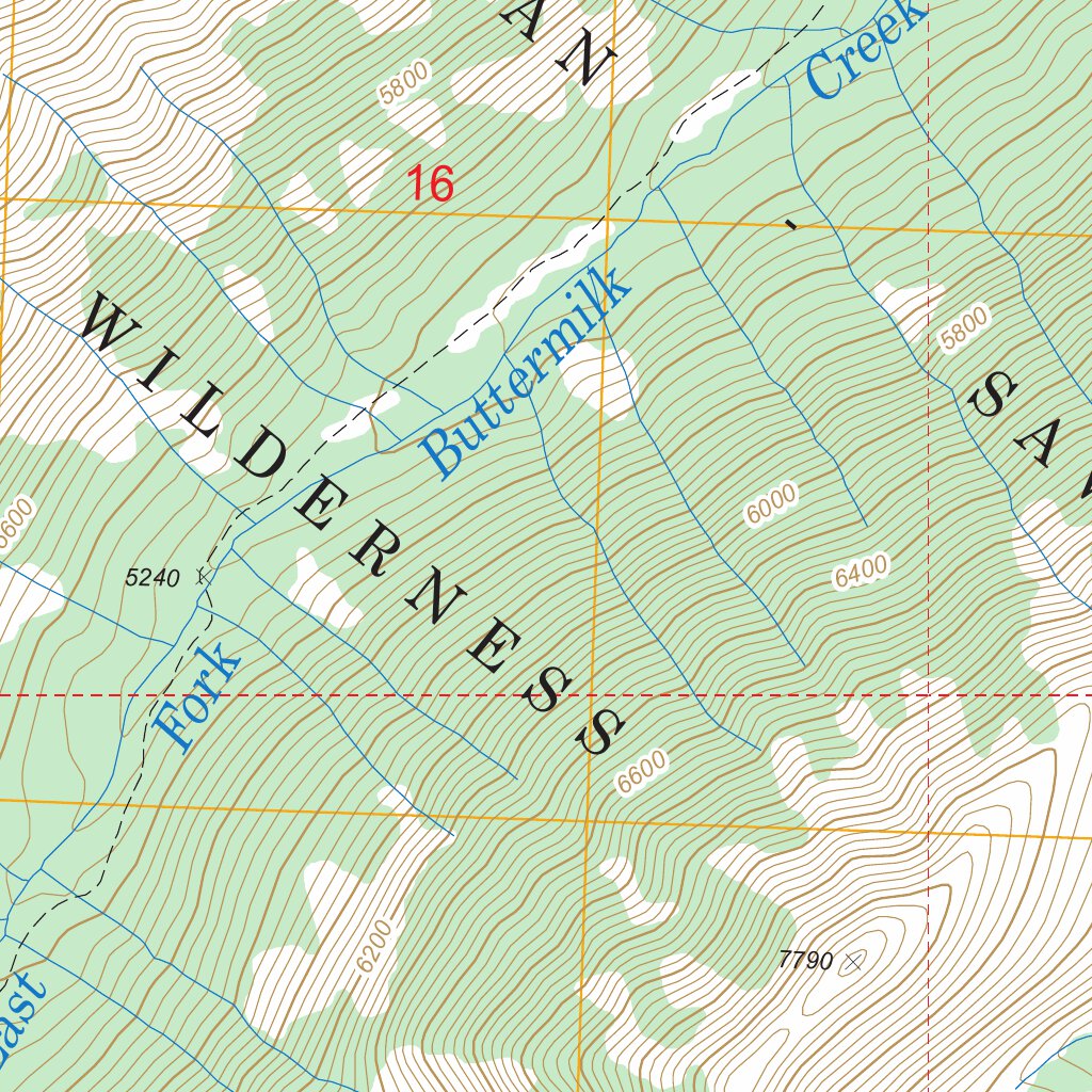 Hoodoo Peak, WA FSTopo Legacy Map by US Forest Service - Topo | Avenza Maps