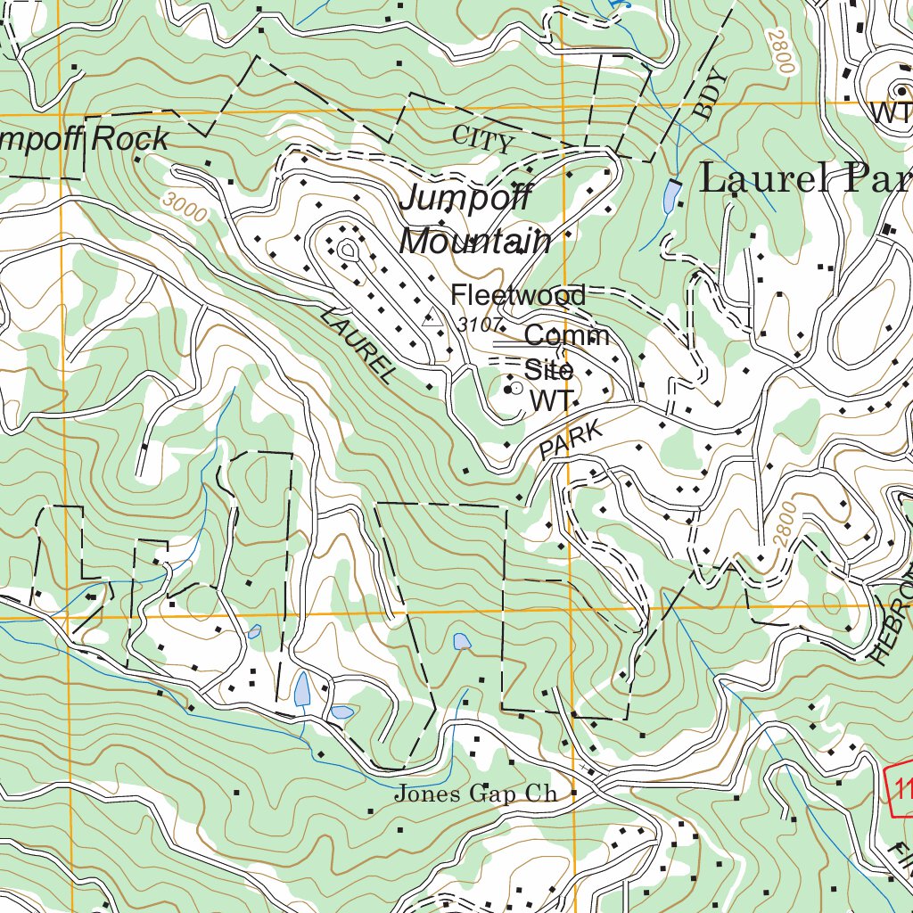 Horse Shoe, NC FSTopo Legacy Map by US Forest Service - Topo | Avenza Maps
