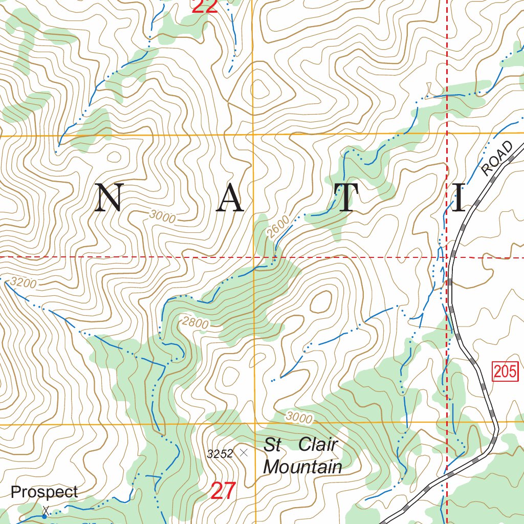 Horseshoe Dam, AZ FSTopo Legacy Map by US Forest Service - Topo ...