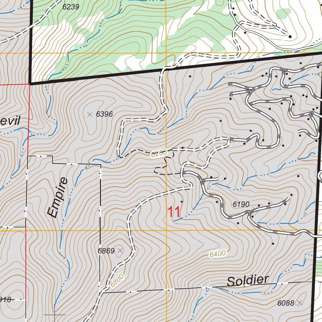 Horsetooth Reservoir, CO FSTopo Legacy Map by US Forest Service - Topo ...