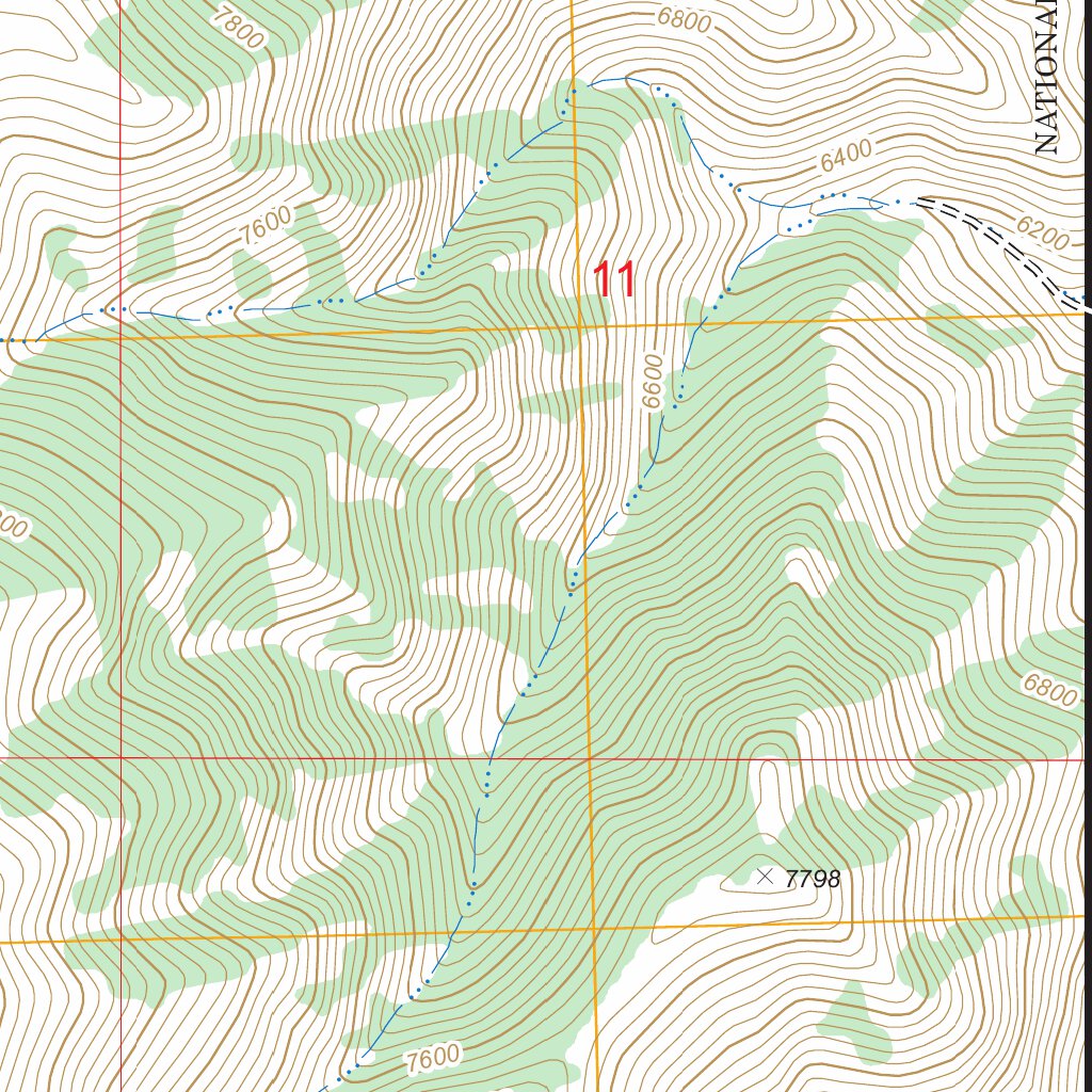 Howe, ID FSTopo Legacy Map by US Forest Service - Topo | Avenza Maps