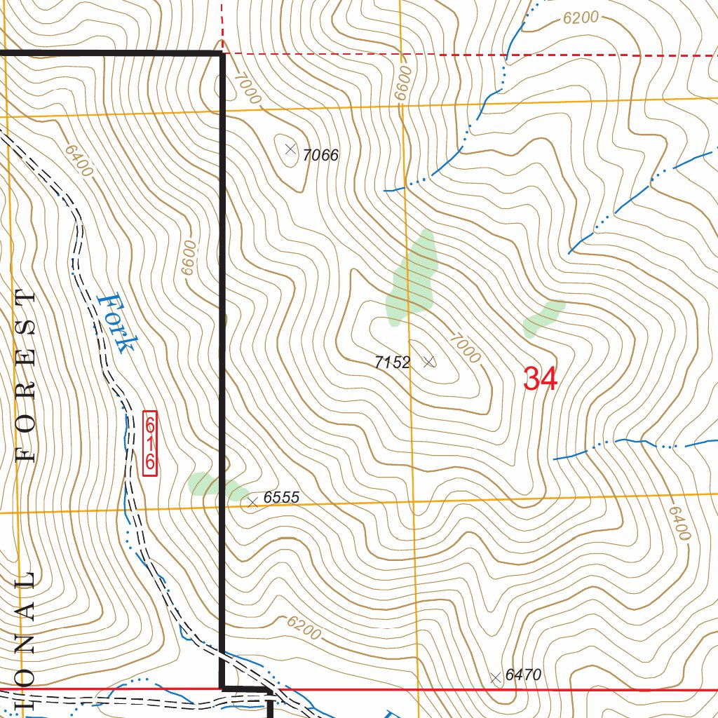 Howe NW, ID FSTopo Legacy Map by US Forest Service - Topo | Avenza Maps