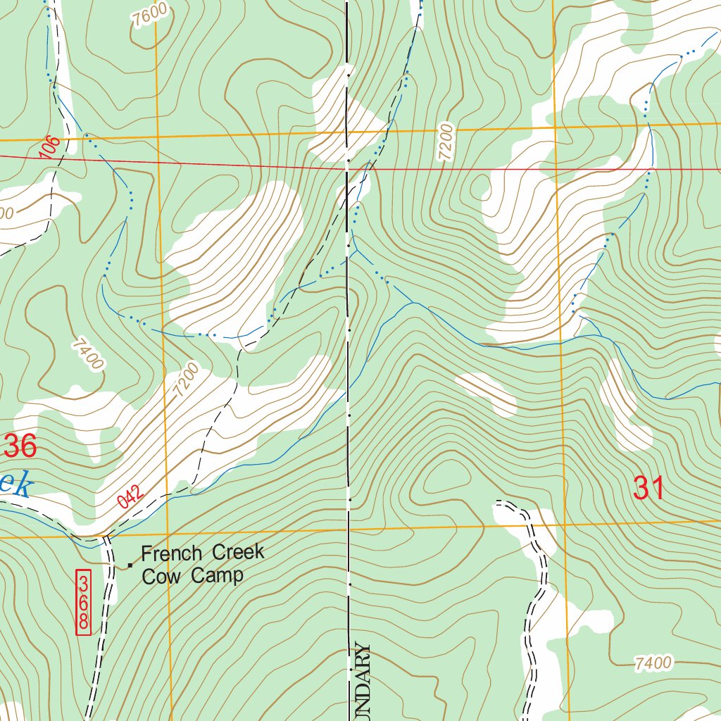 Hunter Mesa, WY FSTopo Legacy Map by US Forest Service - Topo | Avenza Maps