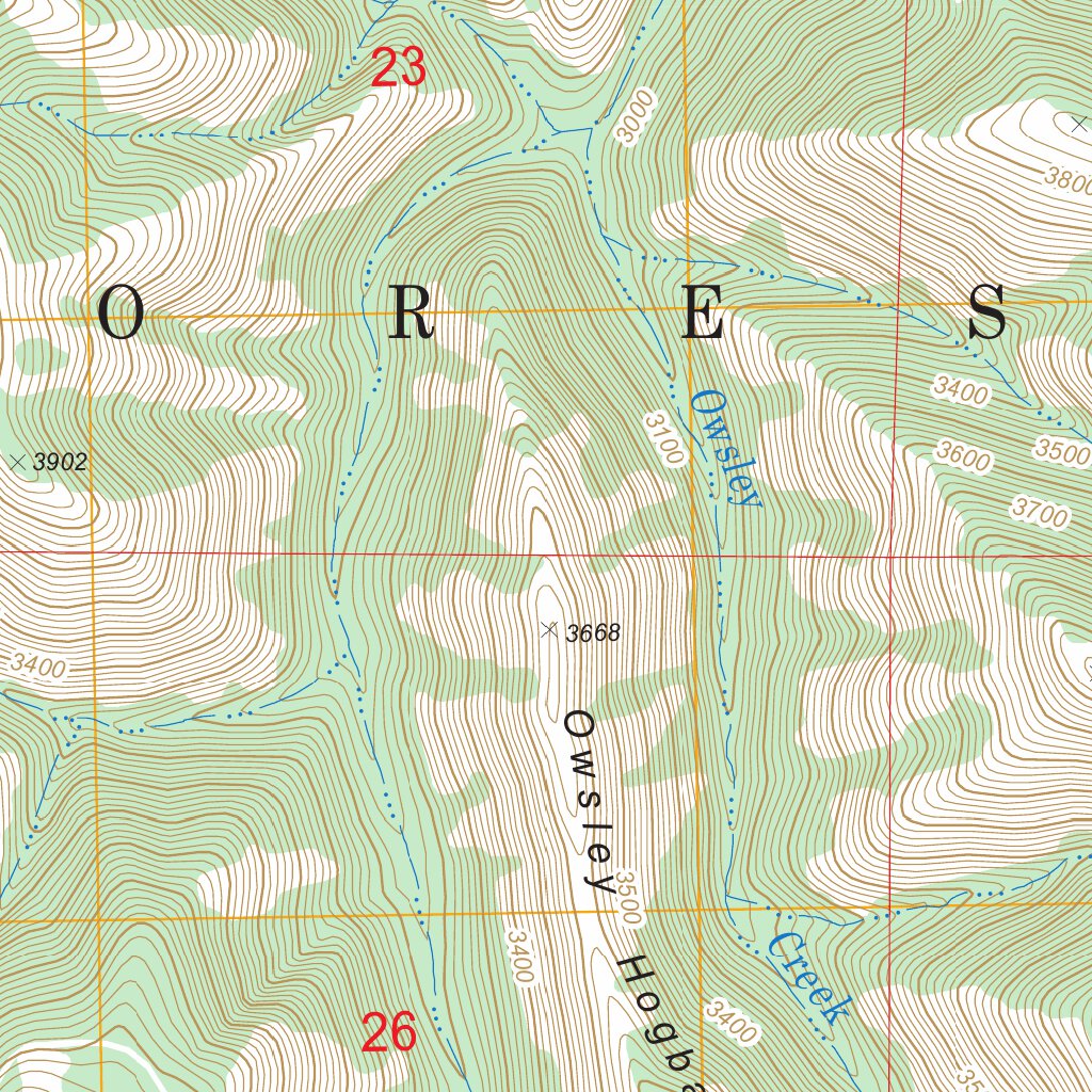 Huron, OR FSTopo Legacy Map by US Forest Service - Topo | Avenza Maps