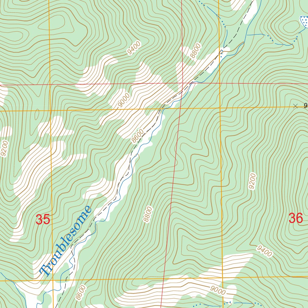 Hyannis Peak, CO FSTopo Legacy Map by US Forest Service - Topo | Avenza ...