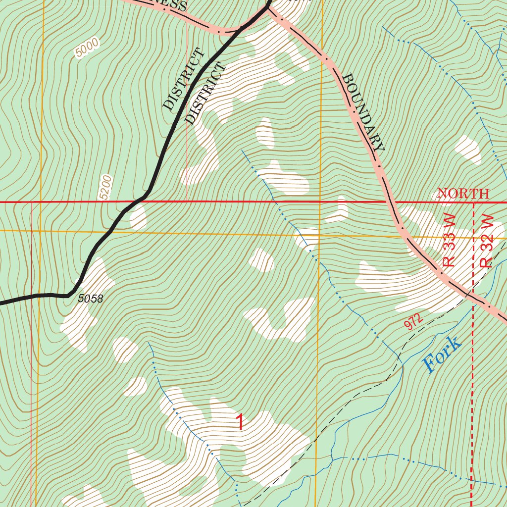 Ibex Peak, MT FSTopo Legacy Map by US Forest Service - Topo | Avenza Maps