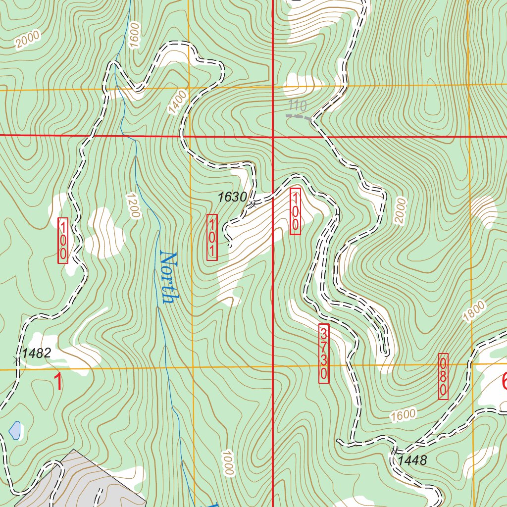 Illahe, OR FSTopo Legacy Map by US Forest Service - Topo | Avenza Maps