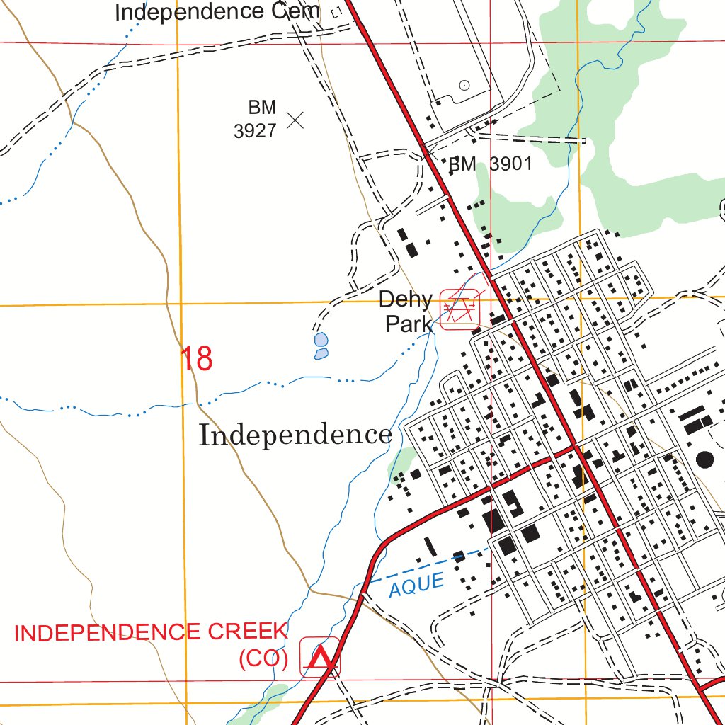 Independence, CA FSTopo Legacy Map by US Forest Service - Topo | Avenza ...