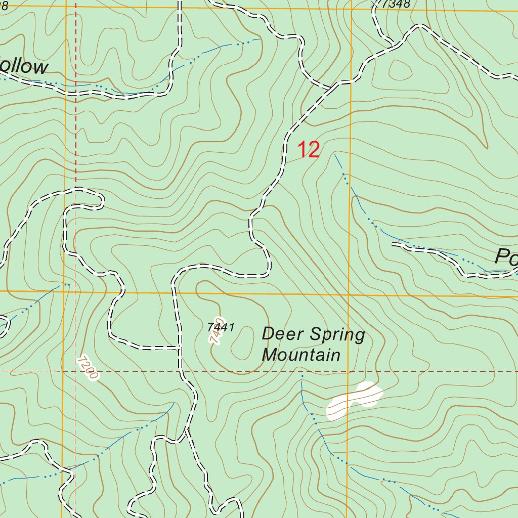 Indian Pine, AZ FSTopo Legacy Map by US Forest Service - Topo | Avenza Maps