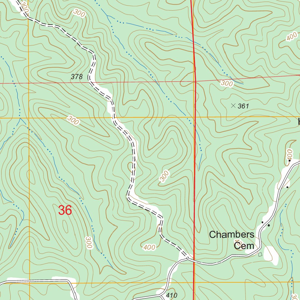 Ingram, AL FSTopo Legacy Map by US Forest Service - Topo | Avenza Maps
