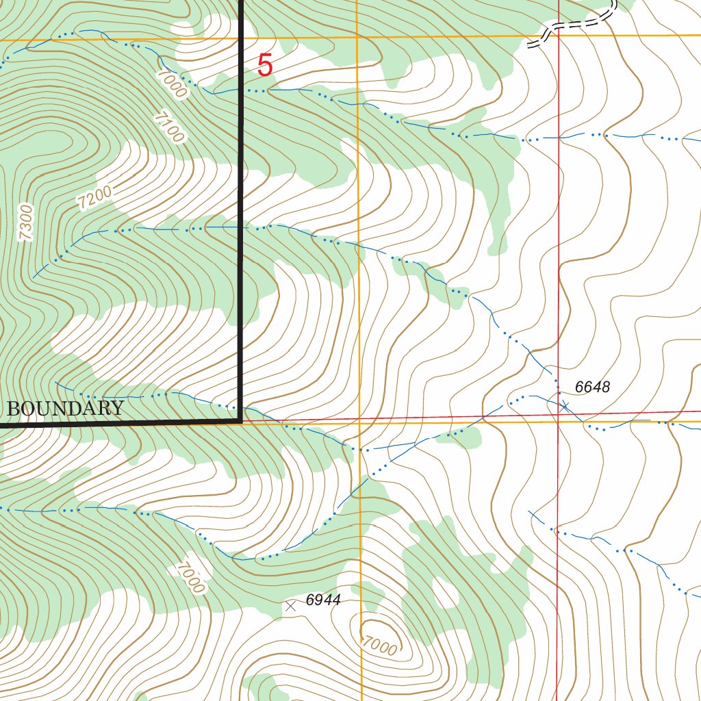 Ione NW, NV FSTopo Legacy Map by US Forest Service - Topo | Avenza Maps