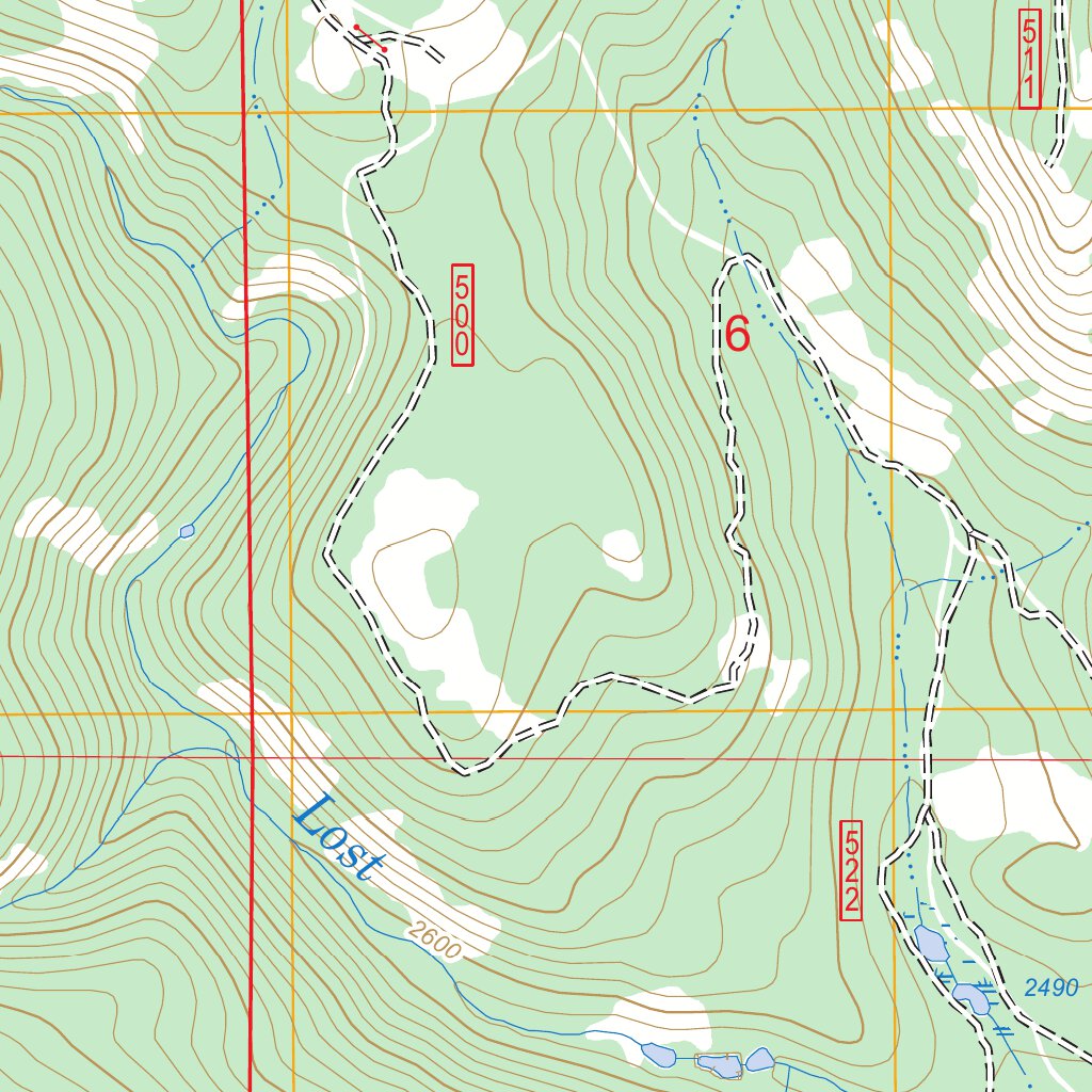 Ione, WA FSTopo Legacy Map by US Forest Service - Topo | Avenza Maps