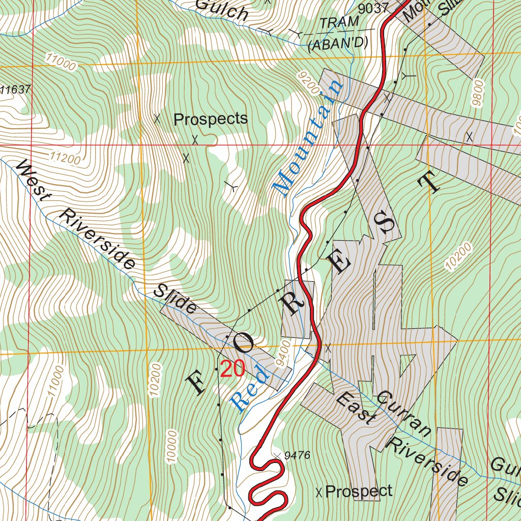 Ironton, CO FSTopo Legacy Map by US Forest Service - Topo | Avenza Maps