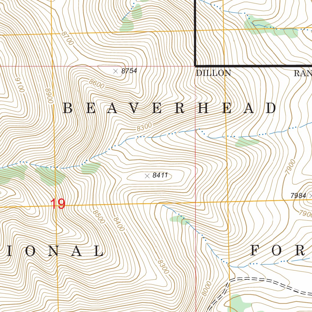 Island Butte, MT FSTopo Legacy Map by US Forest Service - Topo | Avenza ...