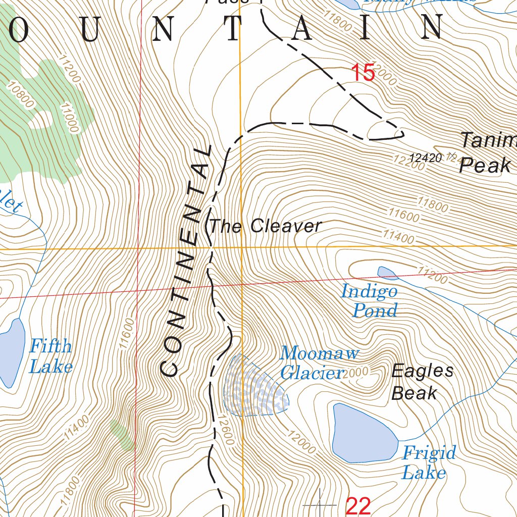 Isolation Peak, CO FSTopo Legacy Map by US Forest Service - Topo ...