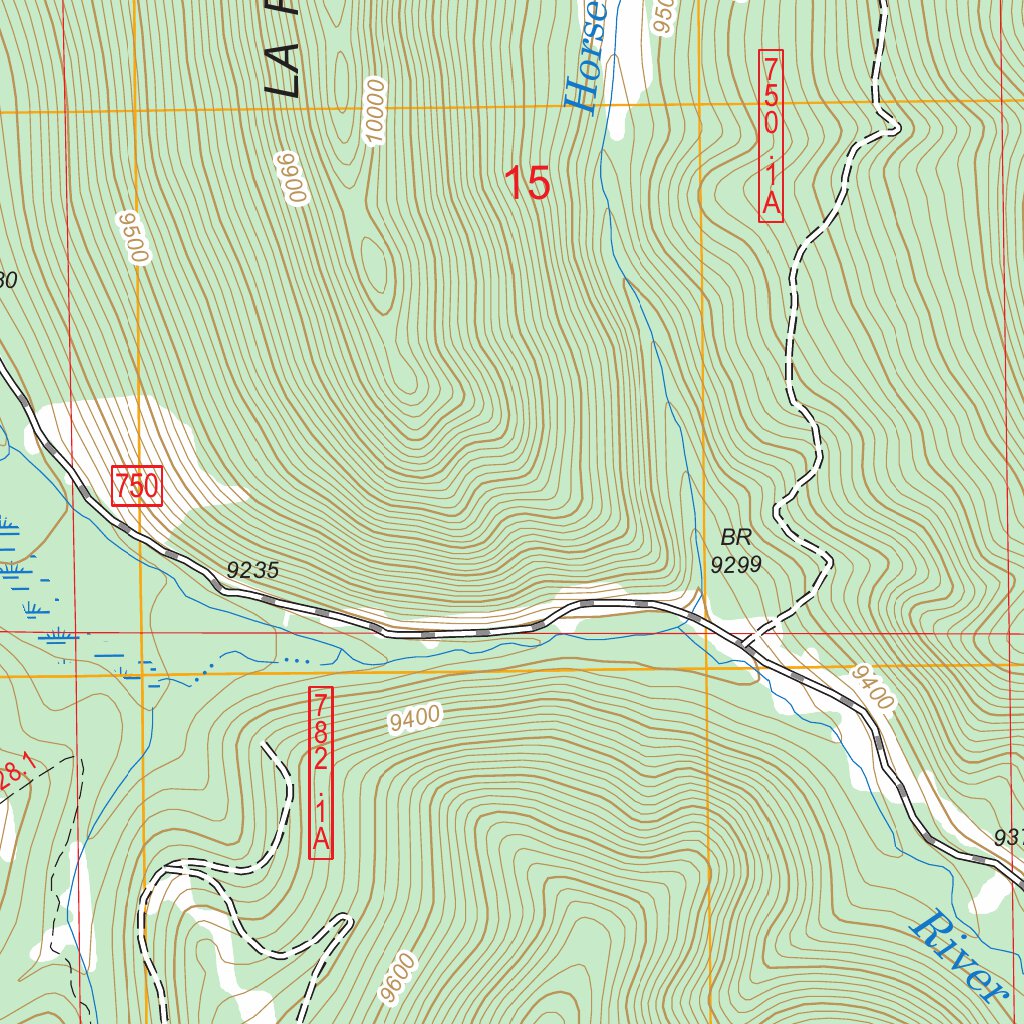 Jack Creek Ranch, CO FSTopo Legacy Map by US Forest Service - Topo ...