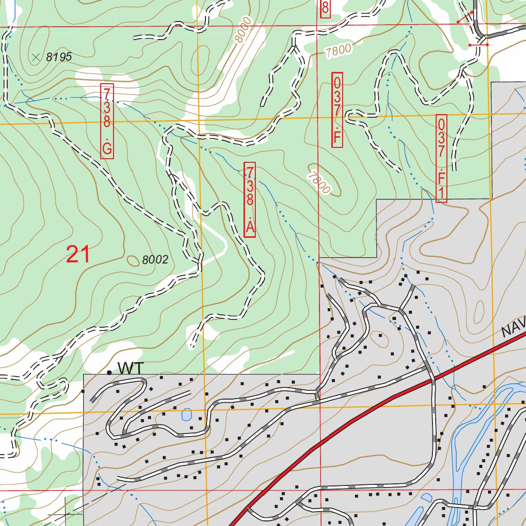 Jackson Mountain, CO FSTopo Legacy Map by US Forest Service - Topo ...