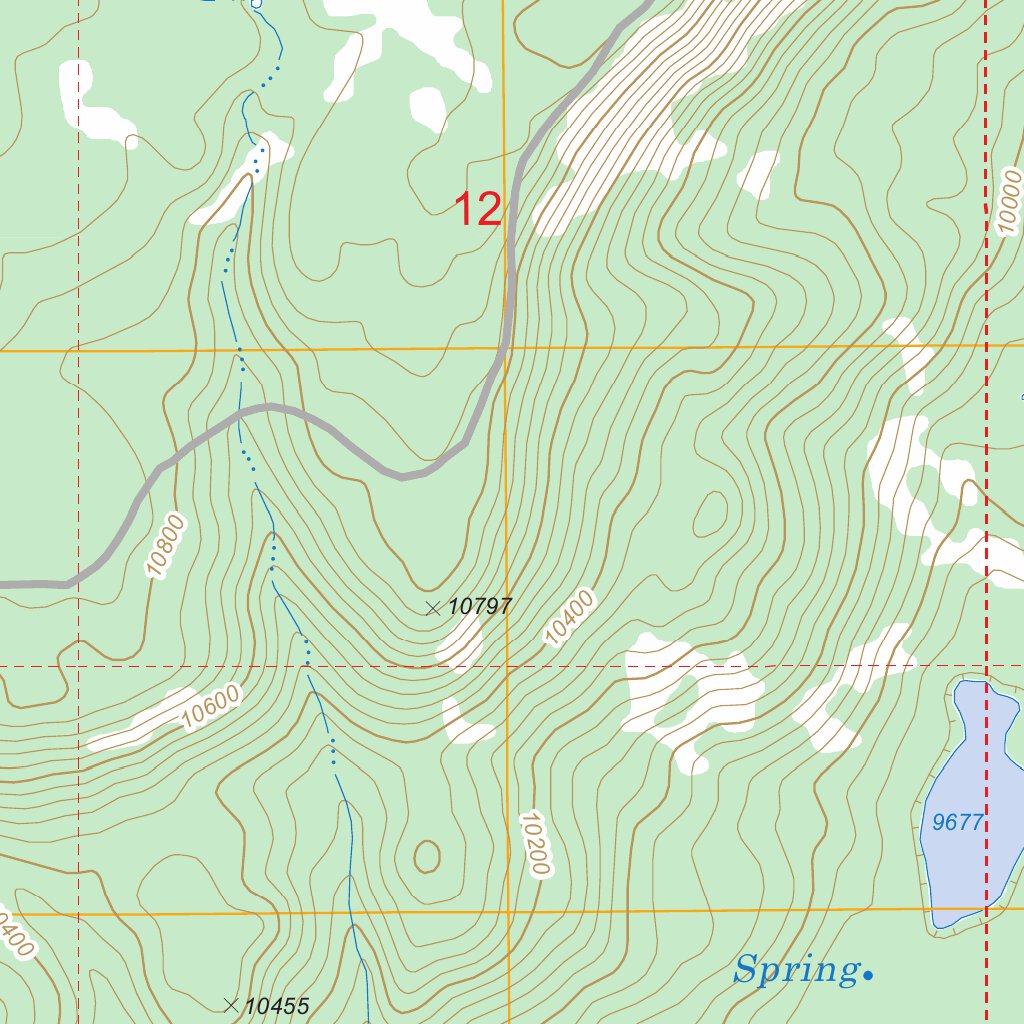 Jacobs Reservoir, UT FSTopo Legacy Map by US Forest Service - Topo ...