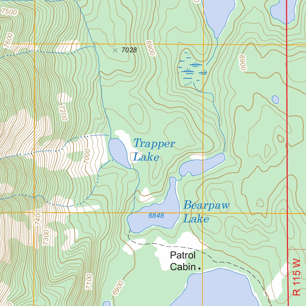Jenny Lake, WY FSTopo Legacy Map by US Forest Service - Topo | Avenza Maps