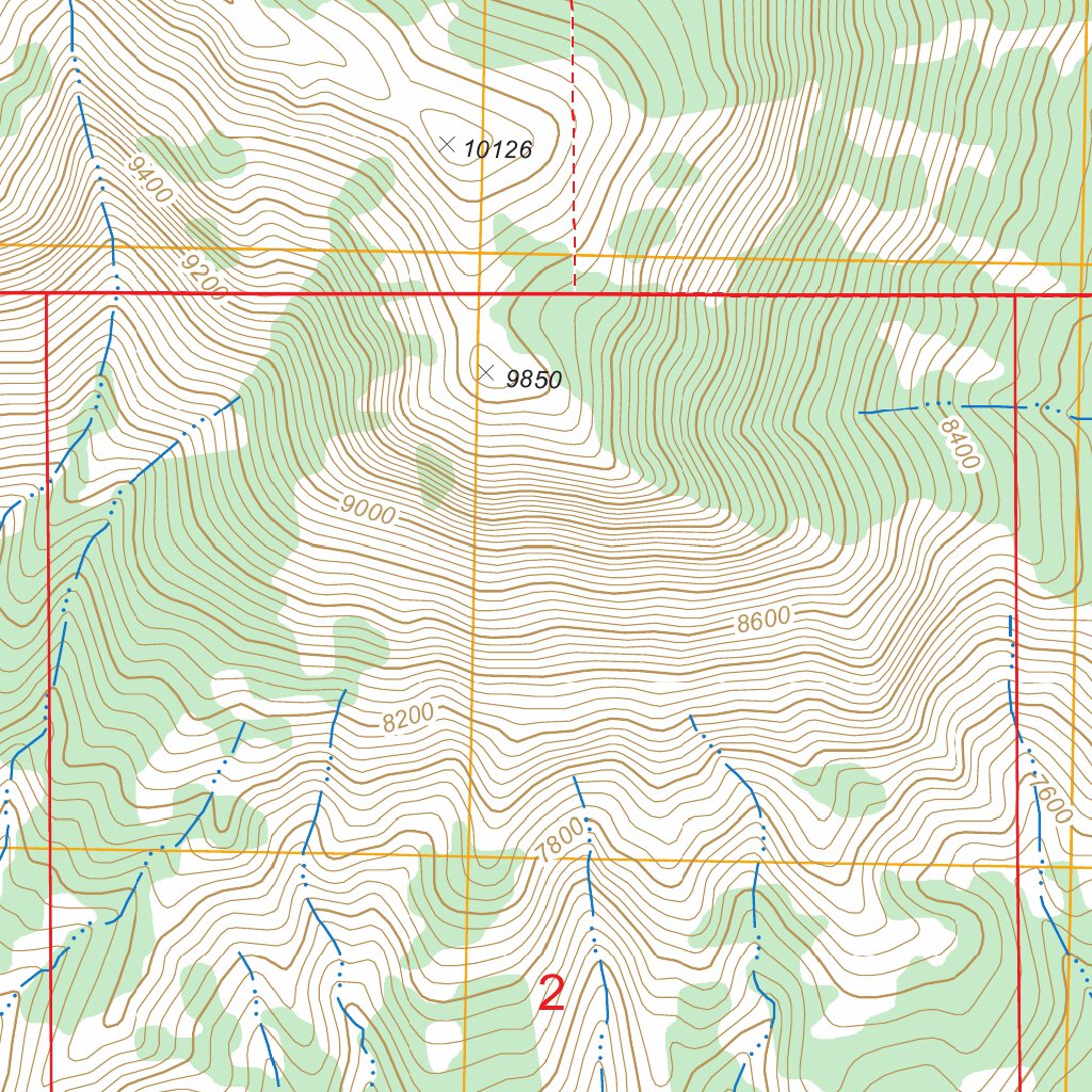 Jim Mountain, WY FSTopo Legacy Map by US Forest Service - Topo | Avenza ...