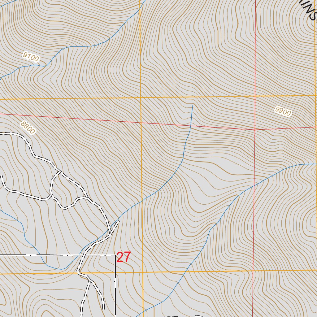 Johnny Moore Mountain, CO FSTopo Legacy Map by US Forest Service - Topo ...