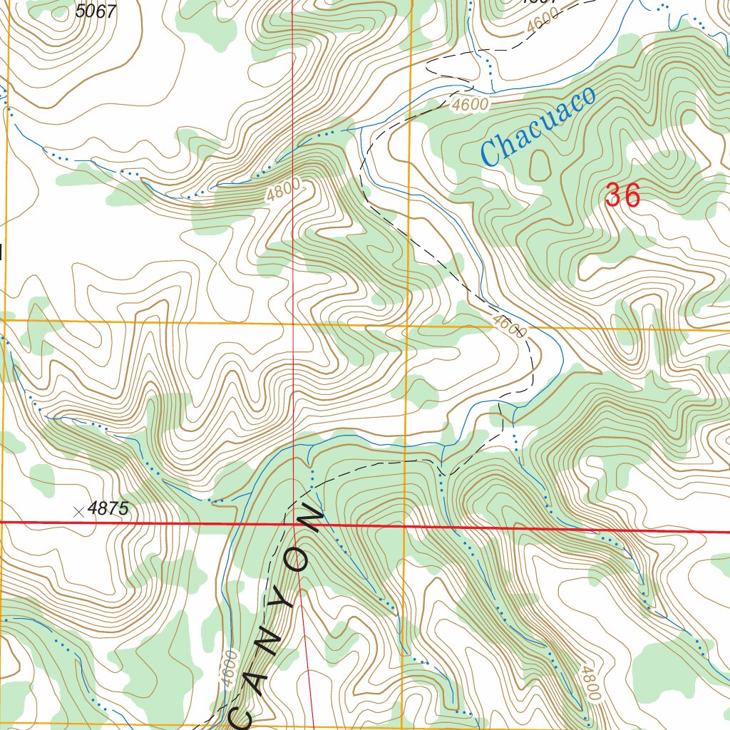 Johnson Canyon, CO FSTopo Legacy Map by US Forest Service - Topo ...