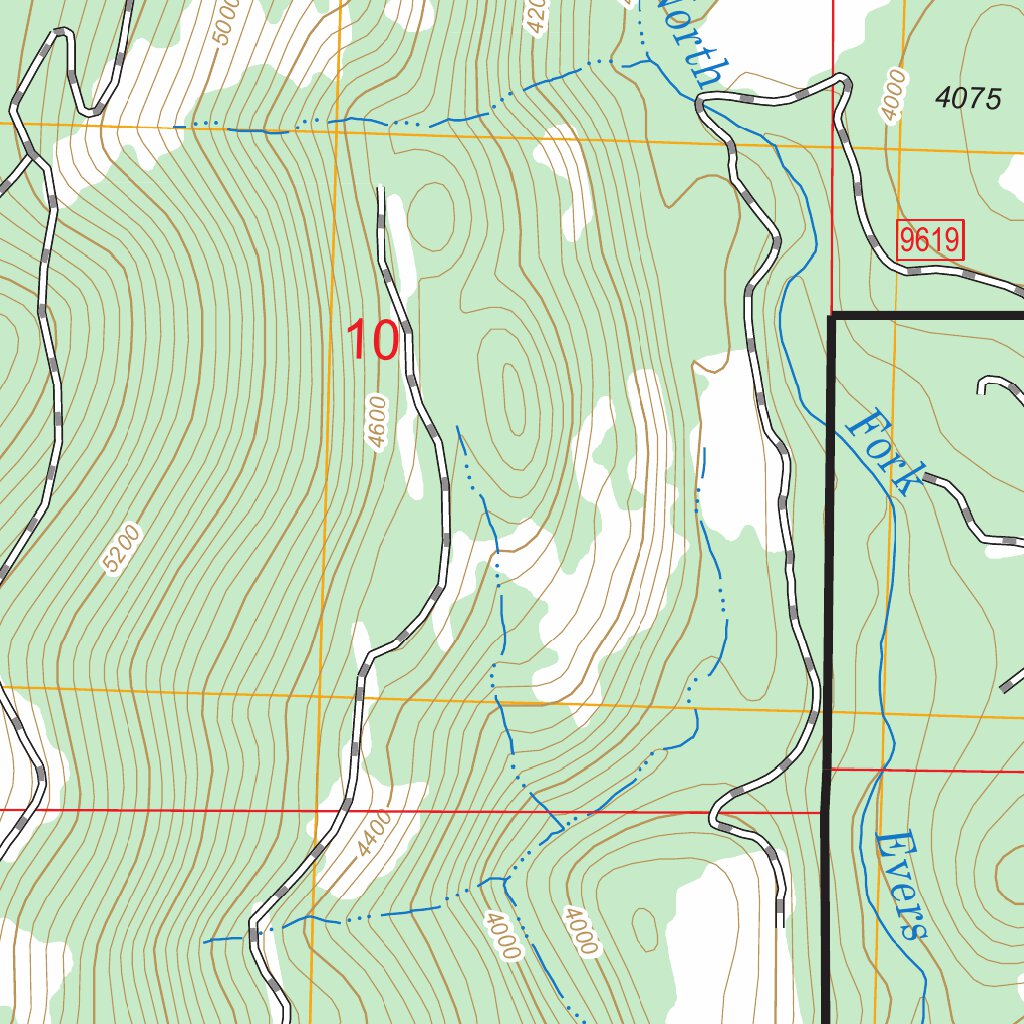 Johnson Peak, MT FSTopo Legacy Map by US Forest Service - Topo | Avenza ...