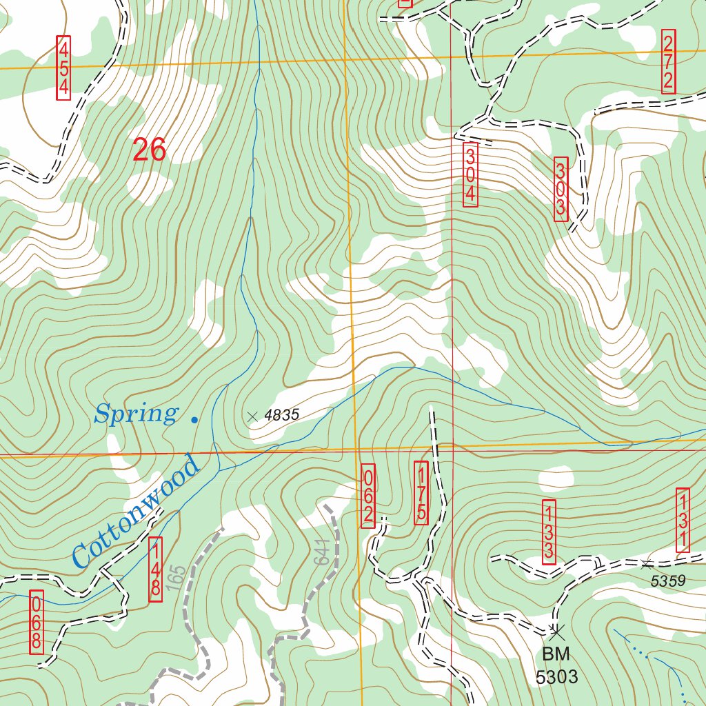 Johnson Saddle, OR FSTopo Legacy Map by US Forest Service - Topo ...