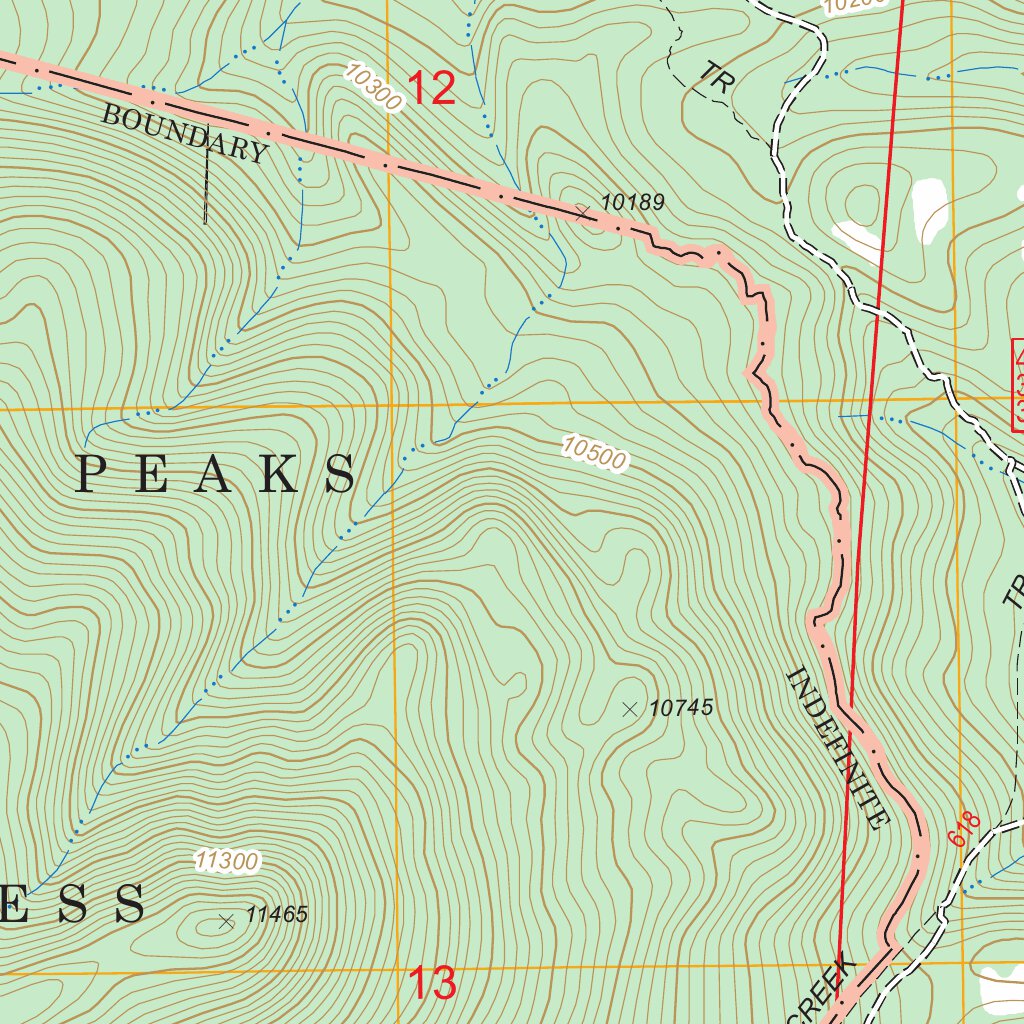 Jones Hill, CO FSTopo Legacy Map by US Forest Service - Topo | Avenza Maps