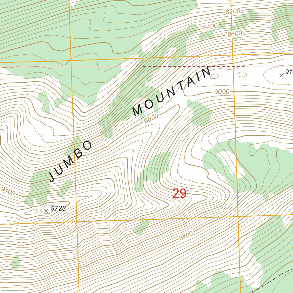 Jumbo Mountain, MT - ID FSTopo Legacy Map by US Forest Service - Topo ...