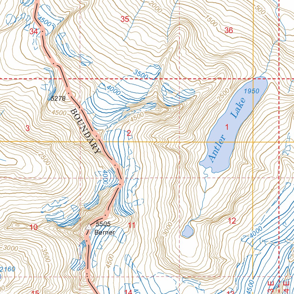 Juneau D-3, AK FSTopo Legacy Map by US Forest Service - Topo | Avenza Maps