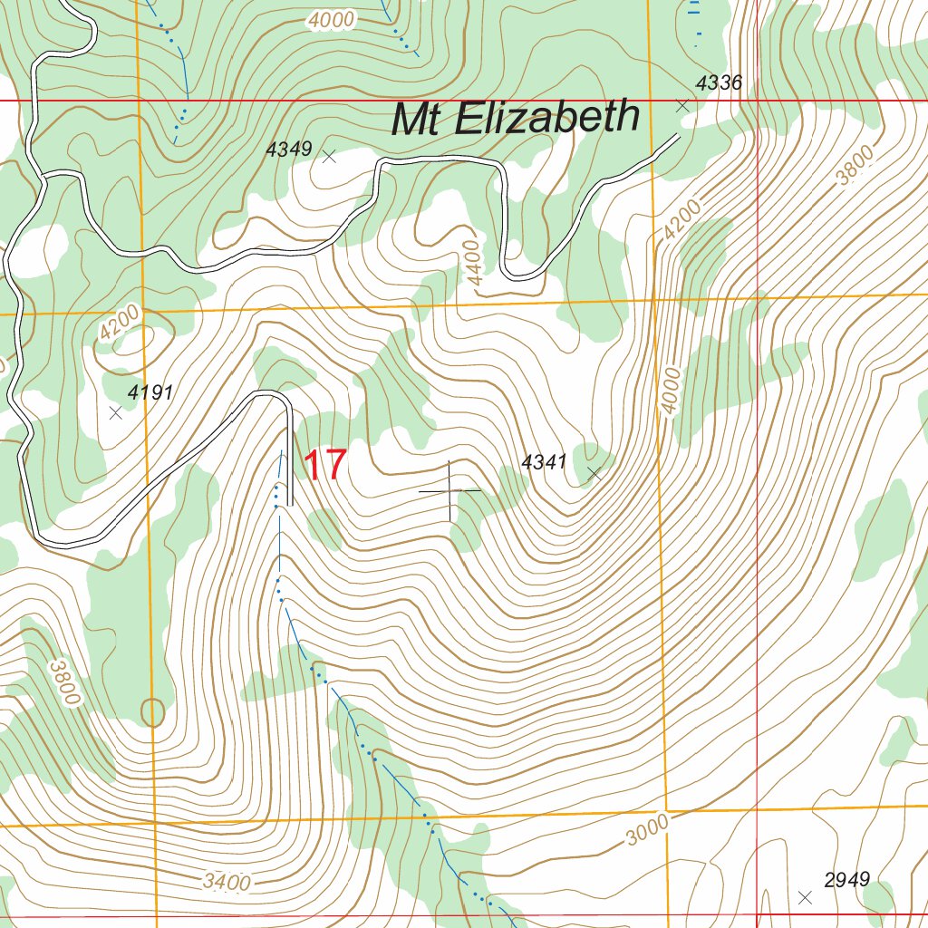 Karamin, WA FSTopo Legacy Map by US Forest Service - Topo | Avenza Maps