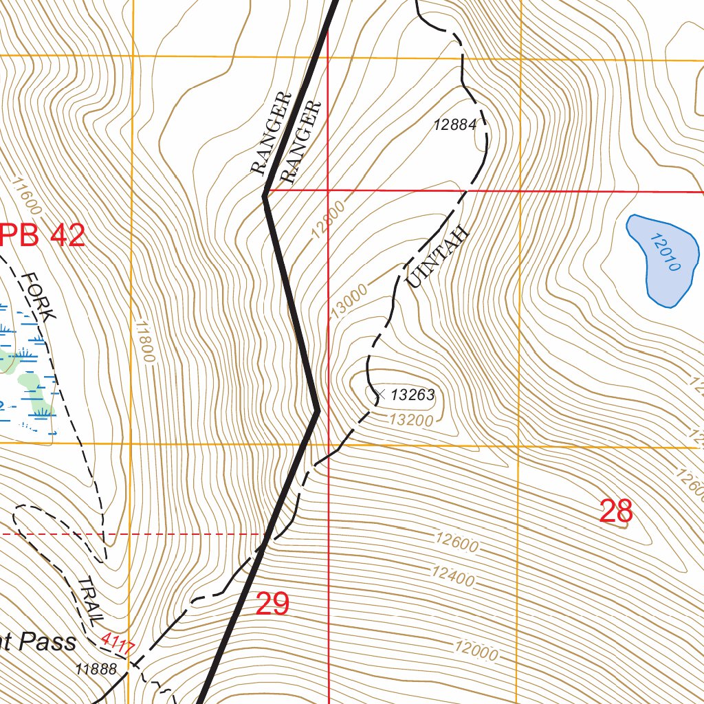 Kings Peak, UT FSTopo Legacy Map by US Forest Service - Topo | Avenza Maps