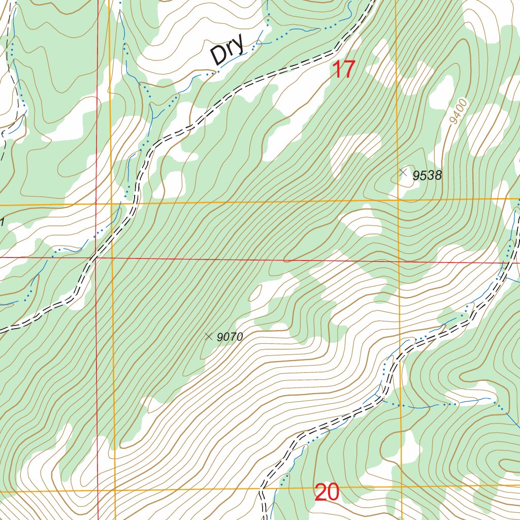 Klondike Mine, CO FSTopo Legacy Map by US Forest Service - Topo ...