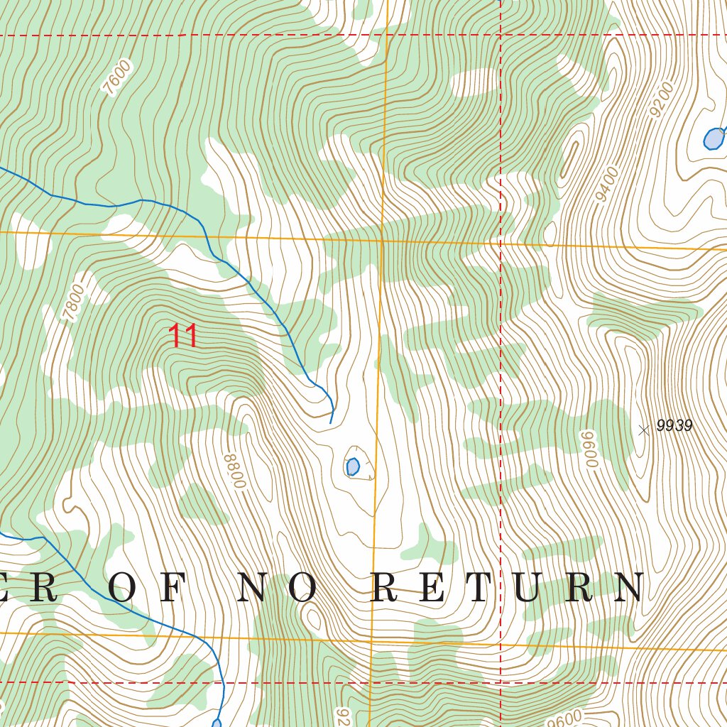 Knapp Lakes, ID FSTopo Legacy Map by US Forest Service - Topo | Avenza Maps