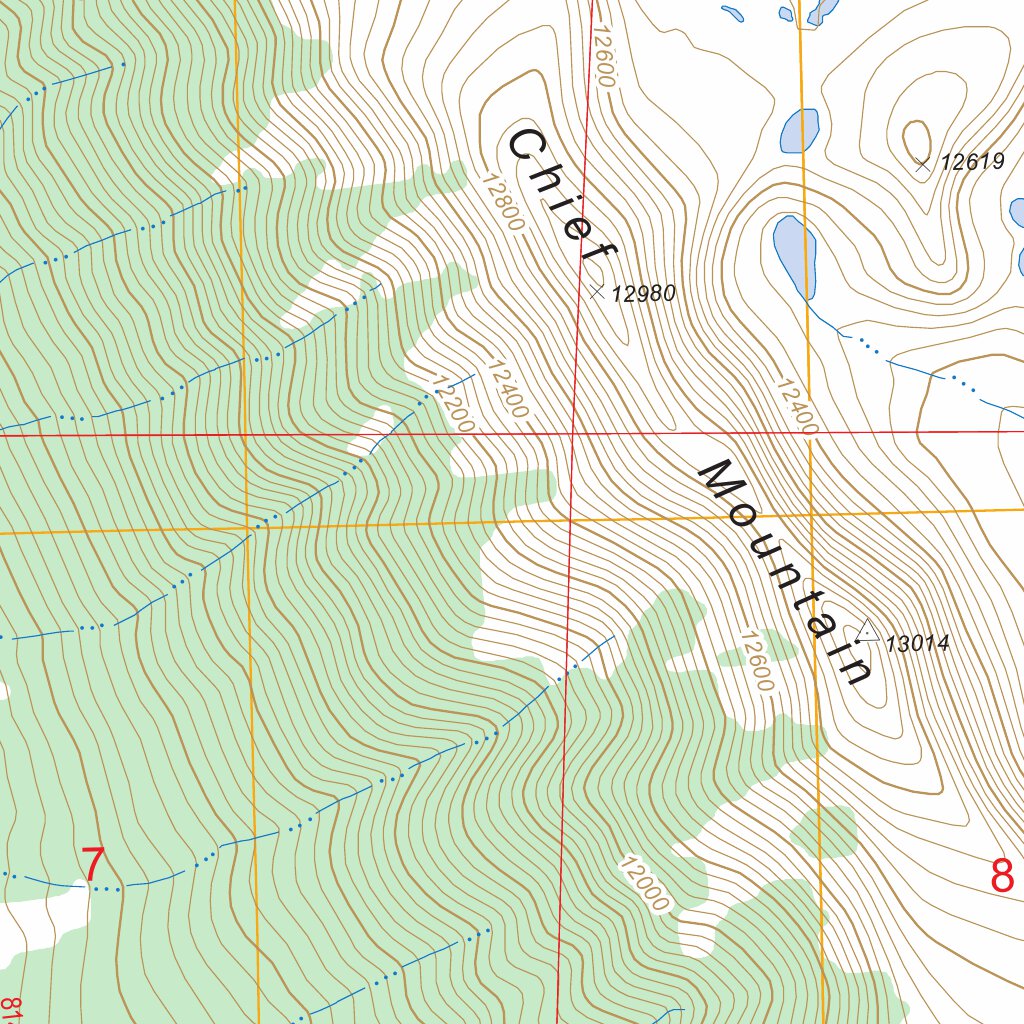 Knife Edge, CO FSTopo Legacy Map by US Forest Service - Topo | Avenza Maps