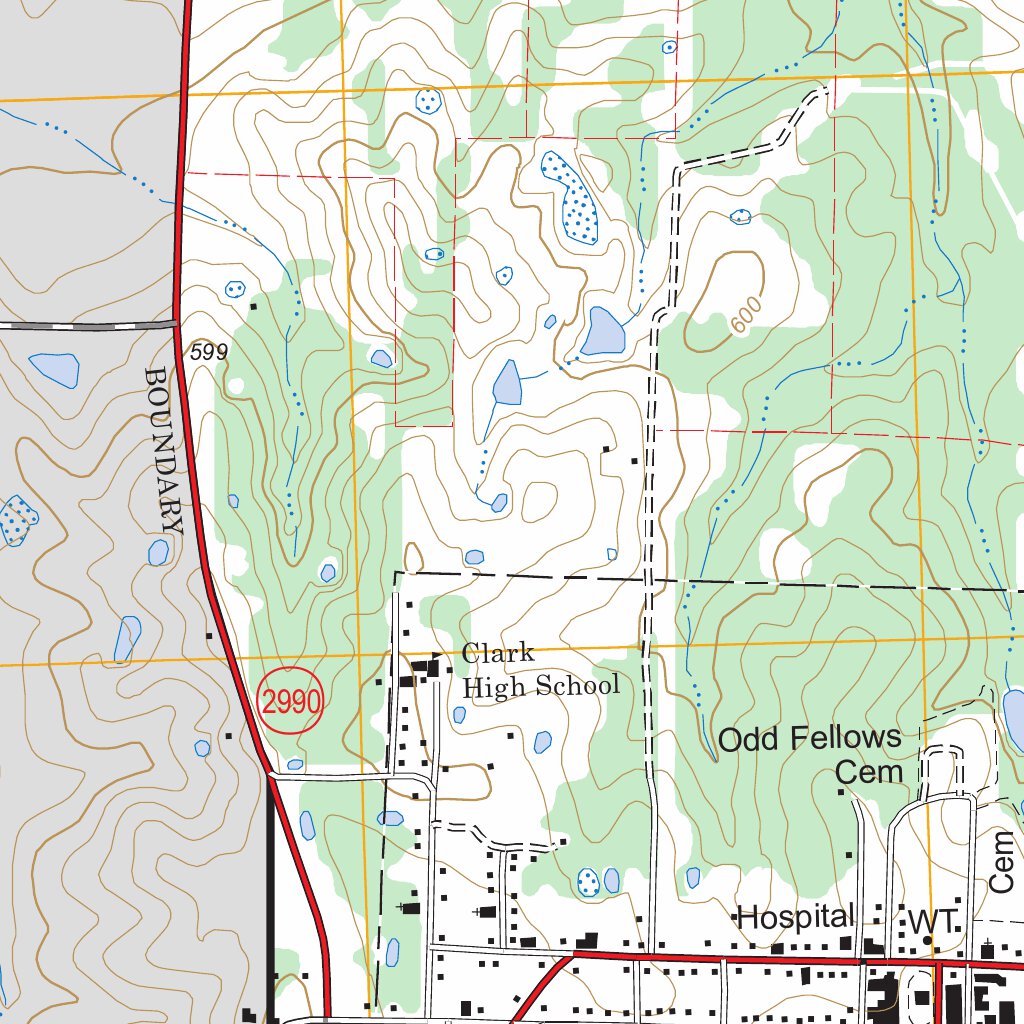 Ladonia, TX FSTopo Legacy Map by US Forest Service - Topo | Avenza Maps
