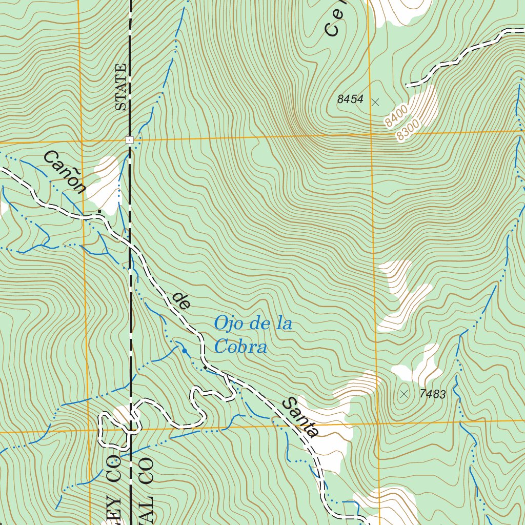 Laguna Seca, NM FSTopo Legacy Map by US Forest Service - Topo | Avenza Maps