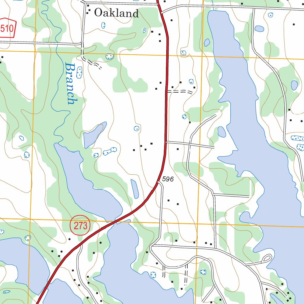 Lake Bonham, TX - OK FSTopo Legacy Map by US Forest Service - Topo ...