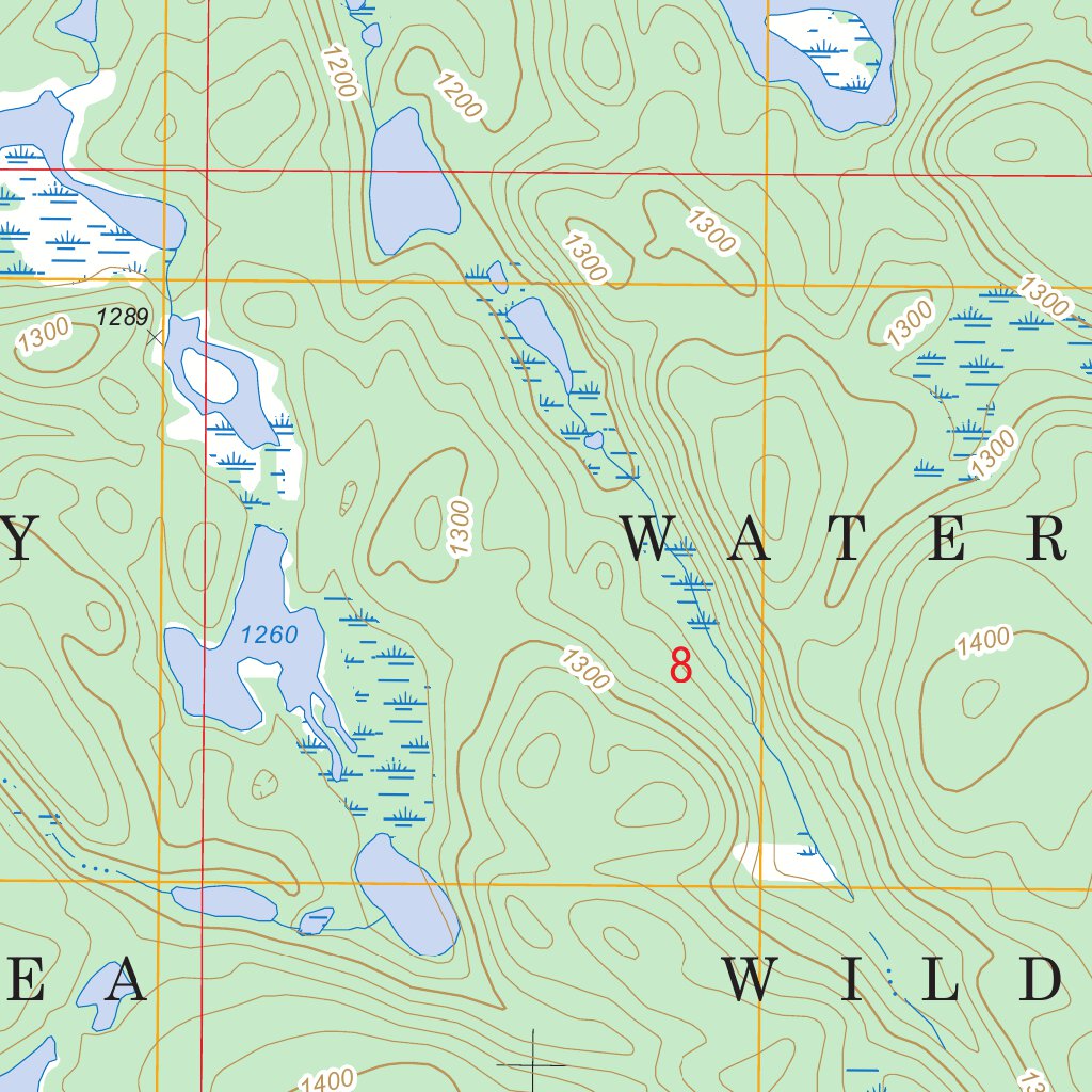 Lake Jeanette, MN FSTopo Legacy Map by US Forest Service - Topo ...