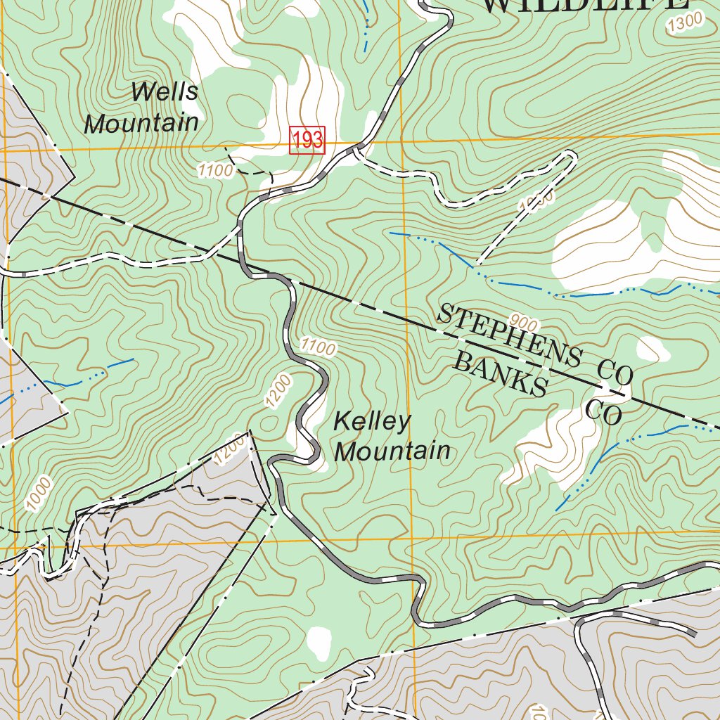 Lake Russell, GA FSTopo Legacy Map by US Forest Service - Topo | Avenza ...
