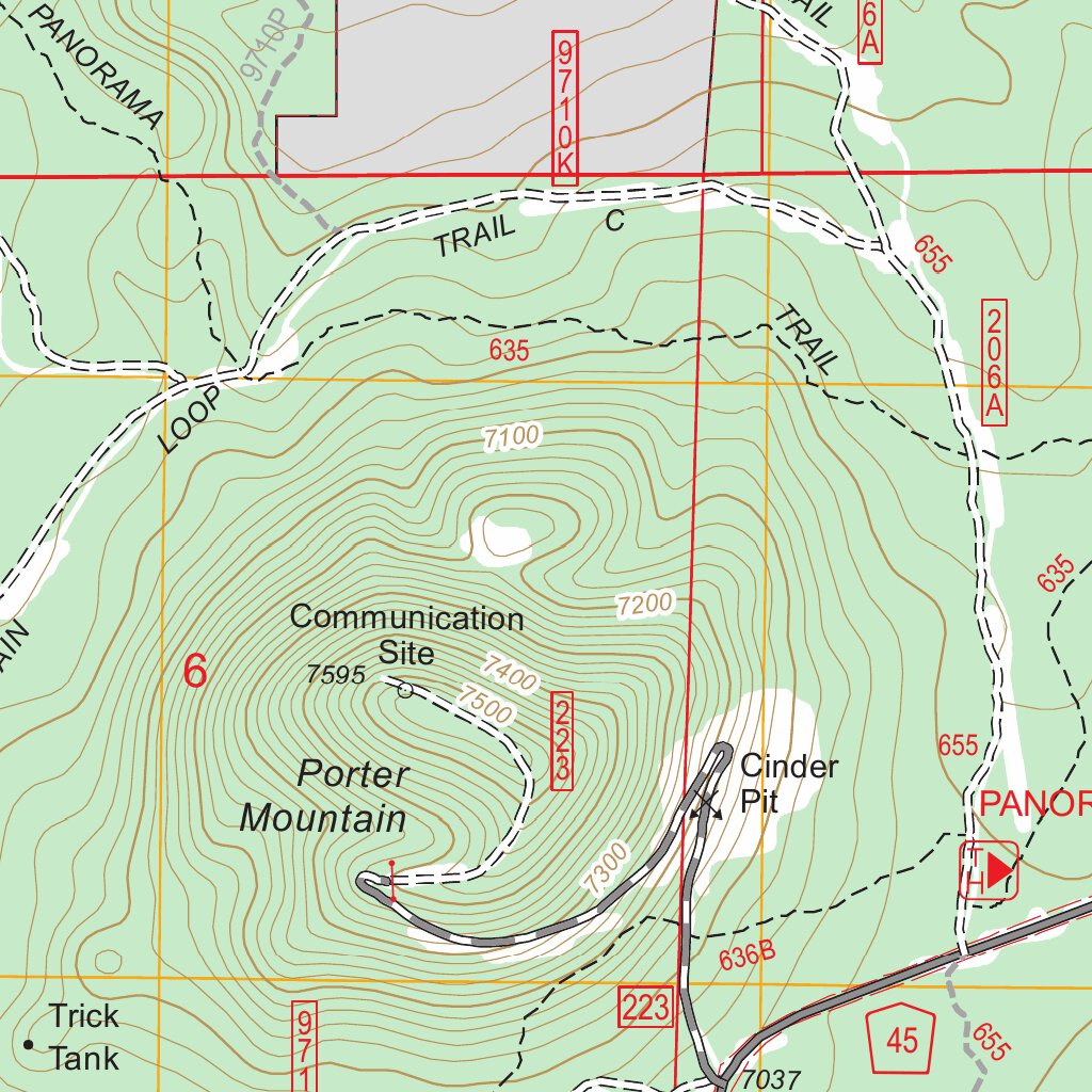 Lakeside, AZ FSTopo Legacy Map by US Forest Service - Topo | Avenza Maps